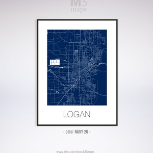 Logan Utah, Logan UT Map, Logan Map, Logan Print, Logan Poster, Logan ...
