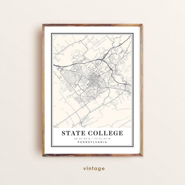 College City Maps - Etsy