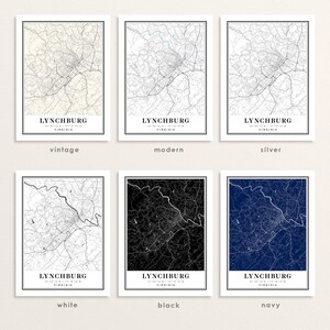 Lynchburg Virginia Map, Lynchburg VA Map, Lynchburg City Map, Lynchburg ...