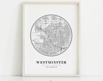 Westminster Co Map - Etsy