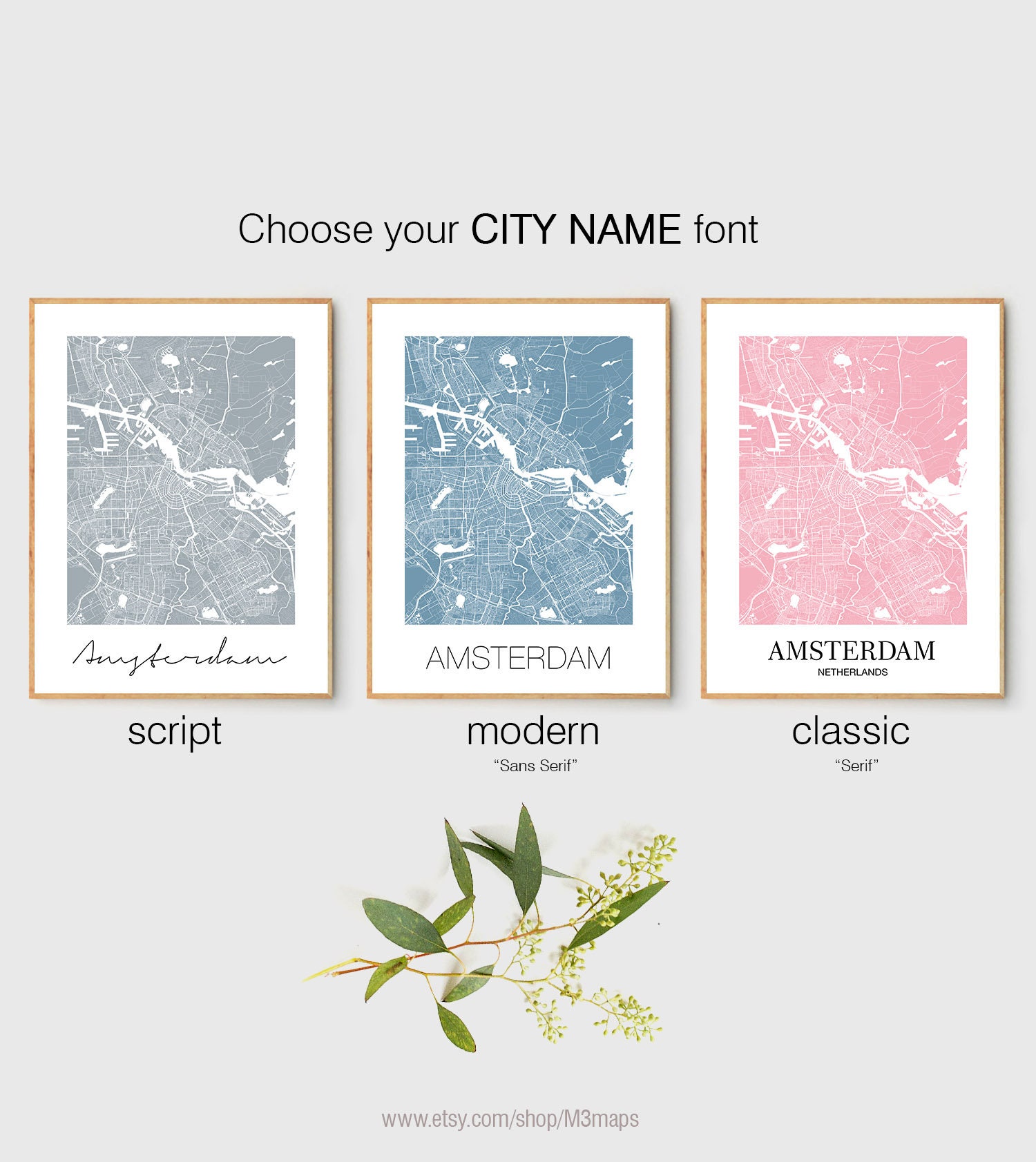 Custom City Map Custom Map Poster Custom City Print Any | Etsy