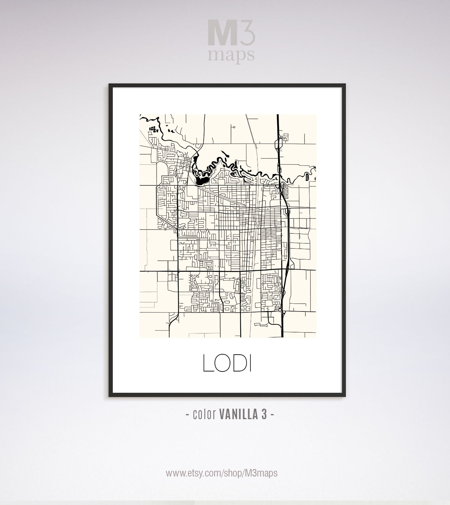 Lodi California Lodi CA Map Lodi Map Lodi Print Lodi - Etsy