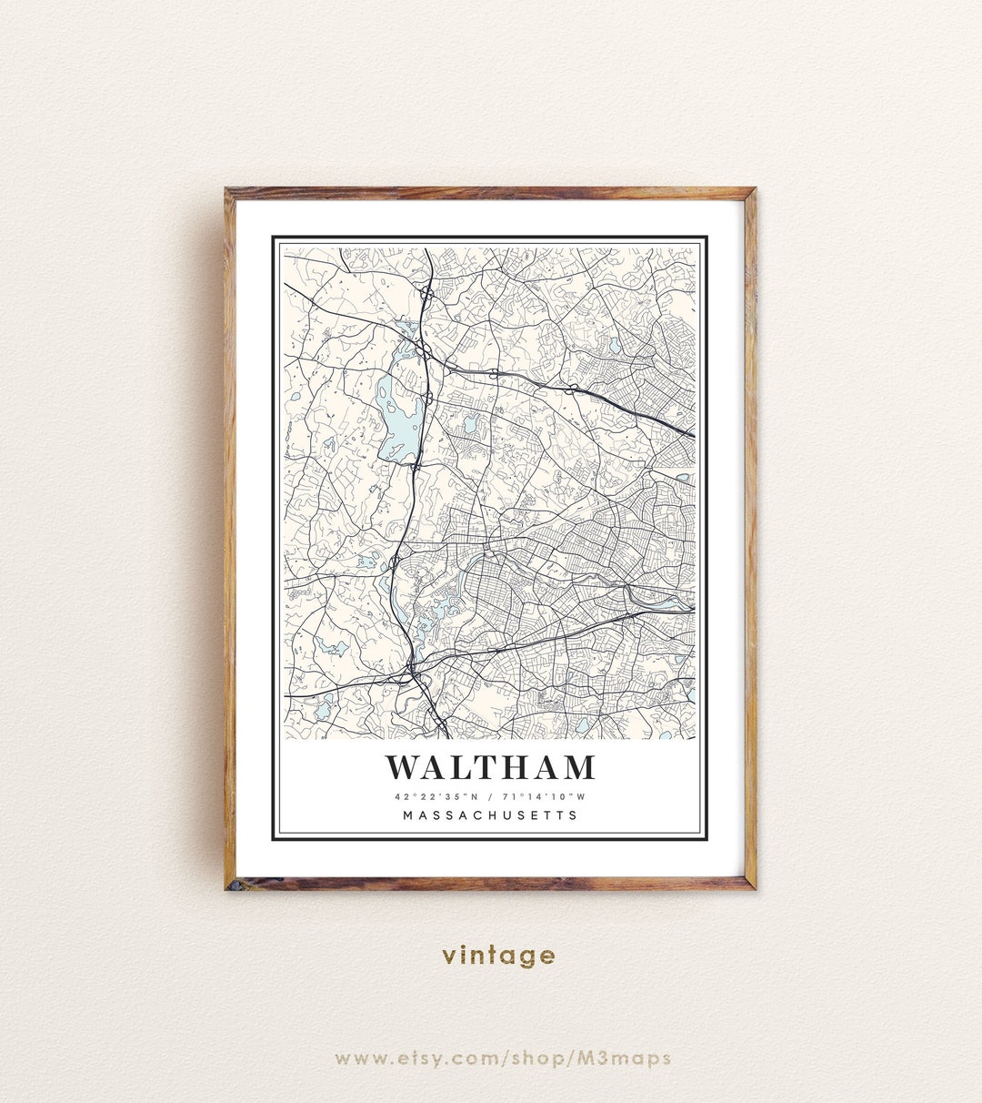 Waltham Massachusetts Map, Waltham MA Map, Waltham City Map, Waltham ...
