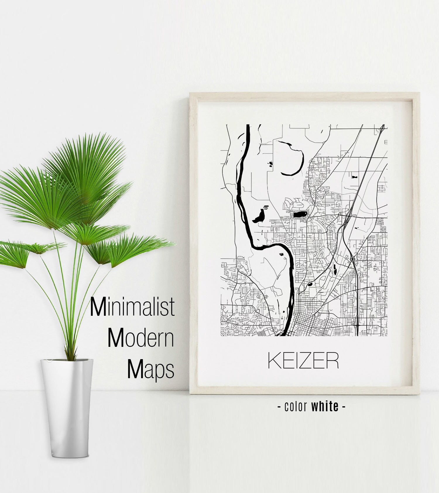 Keizer Oregon Keizer OR Map Keizer Map Keizer Print Keizer - Etsy