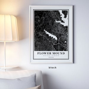 Flower Mound Texas Map, Flower Mound TX Map, Flower Mound City Map ...