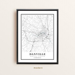 Danville Virginia Map, Danville VA Map, Danville City Map, Danville ...