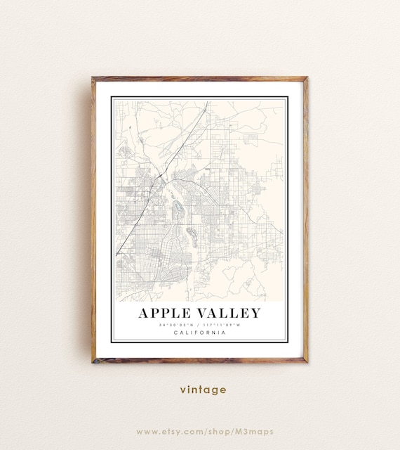 Map Of Apple Valley California