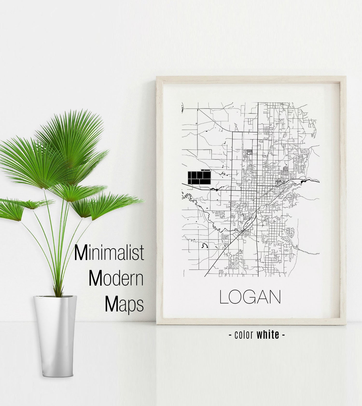 Logan Utah Logan UT Map Logan Map Logan Print Logan - Etsy