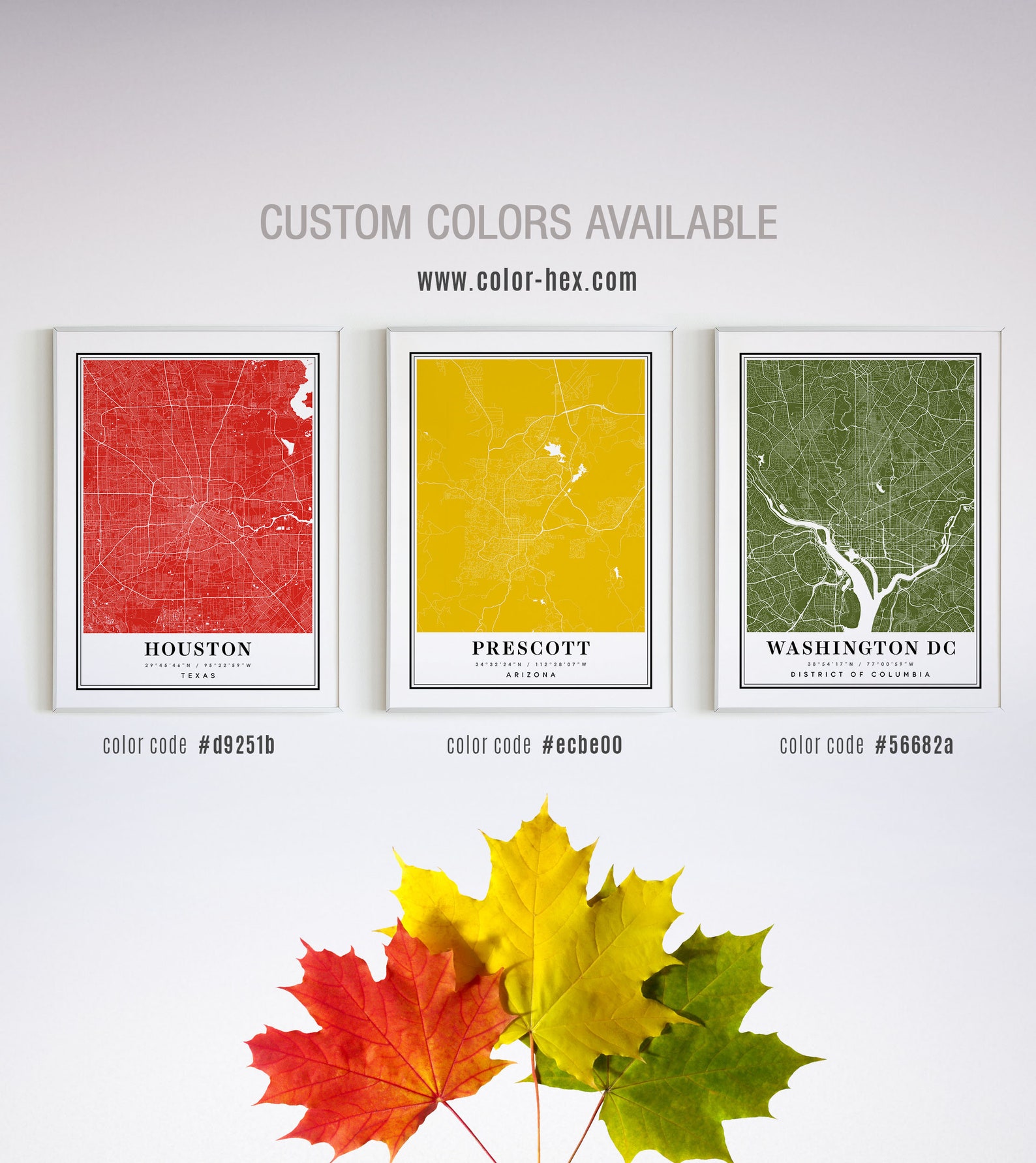 Prescott AZ Map Print - Prescott Arizona City Poster - Personalized ...