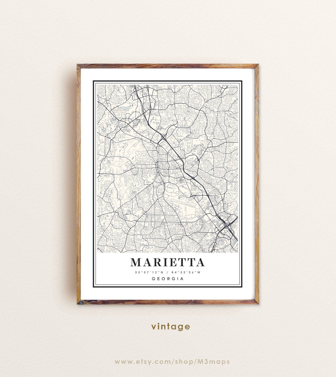 Marietta Georgia Map, Marietta GA Map, Marietta City Map, Marietta ...