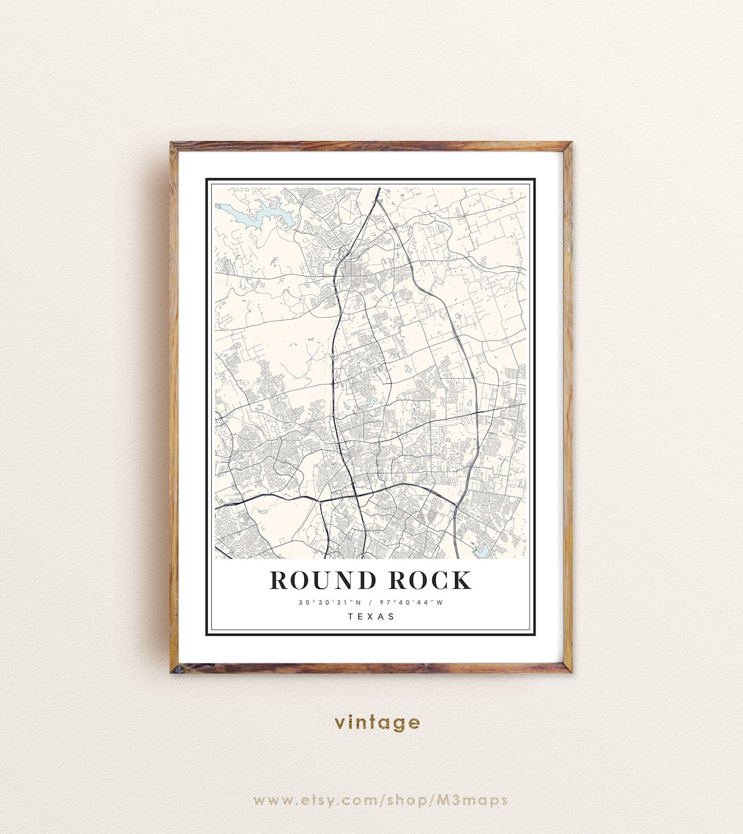 Round Rock Texas Map, Round Rock TX Map, Round Rock City Map, Round ...