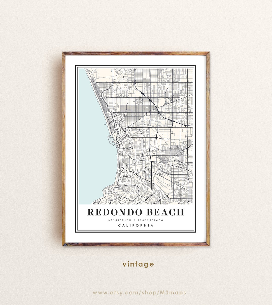 Redondo Beach California Map, Redondo Beach CA Map, Redondo Beach City ...