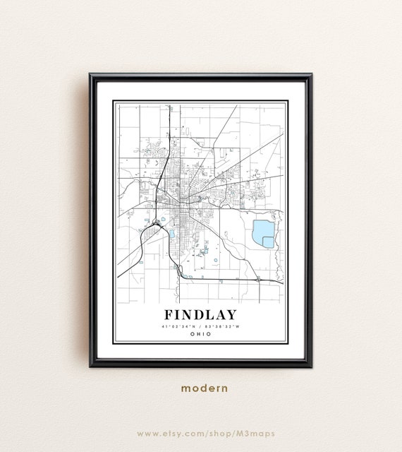 Findlay Ohio Map