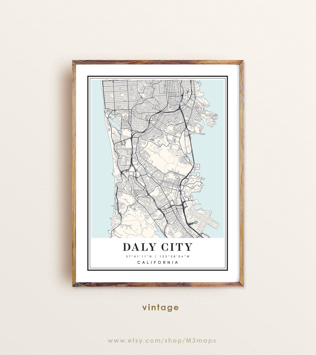 Daly City California Map, Daly City CA Map, Daly City City Map, Daly ...