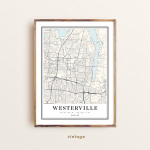 Westerville Ohio Map, Westerville OH Map, Westerville City Map ...