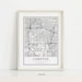 Compton California Map Compton CA Map Compton City Map - Etsy