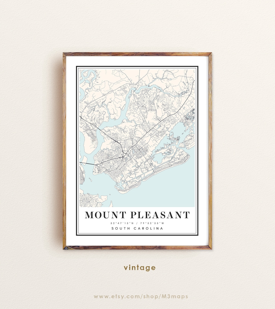 Mount Pleasant South Carolina Map, Mount Pleasant SC Map, Mount ...