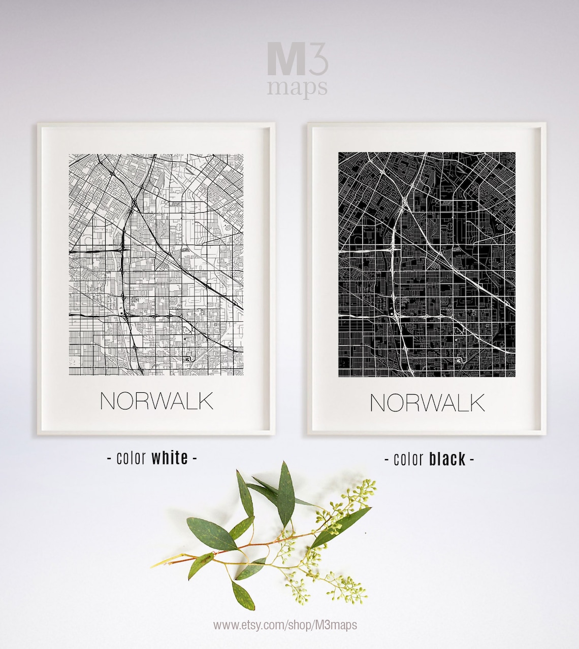 Norwalk California Norwalk CA Map Norwalk Map Norwalk - Etsy