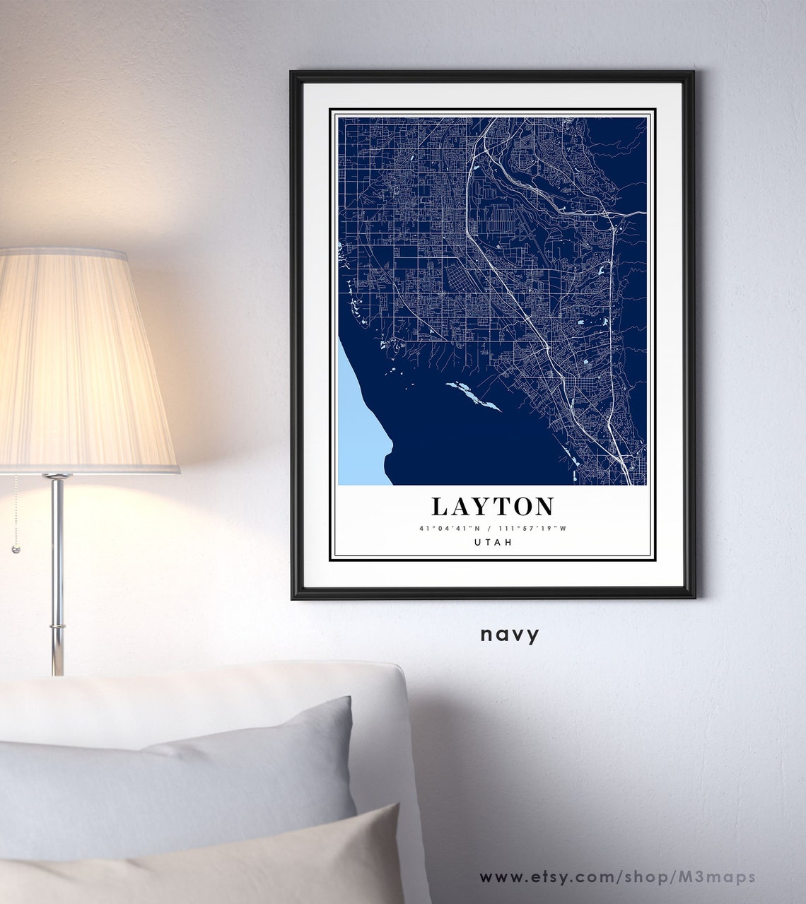 Layton Utah Map Layton UT Map Layton City Map Layton Print | Etsy