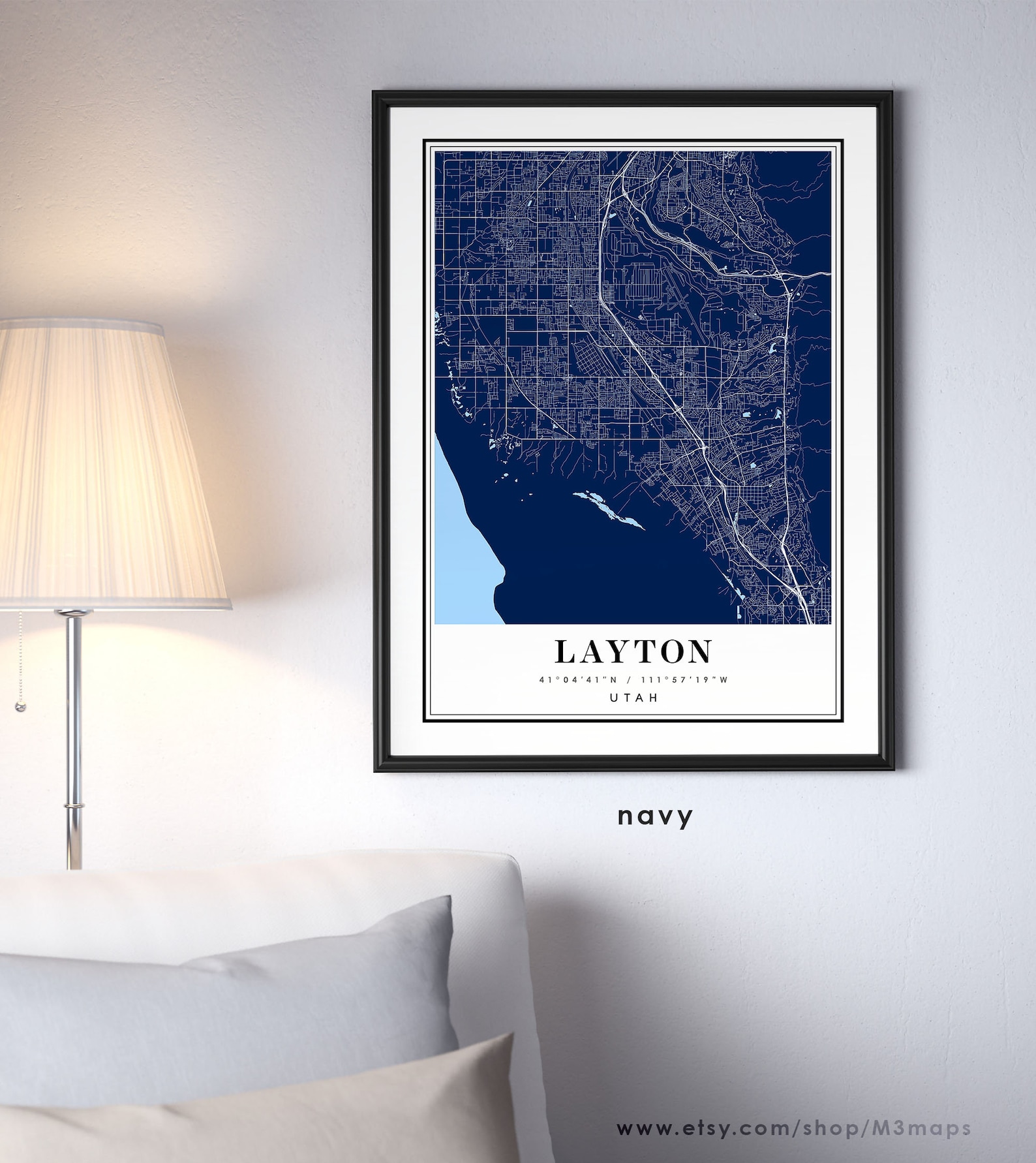 Layton Utah Map Layton UT Map Layton City Map Layton Print | Etsy