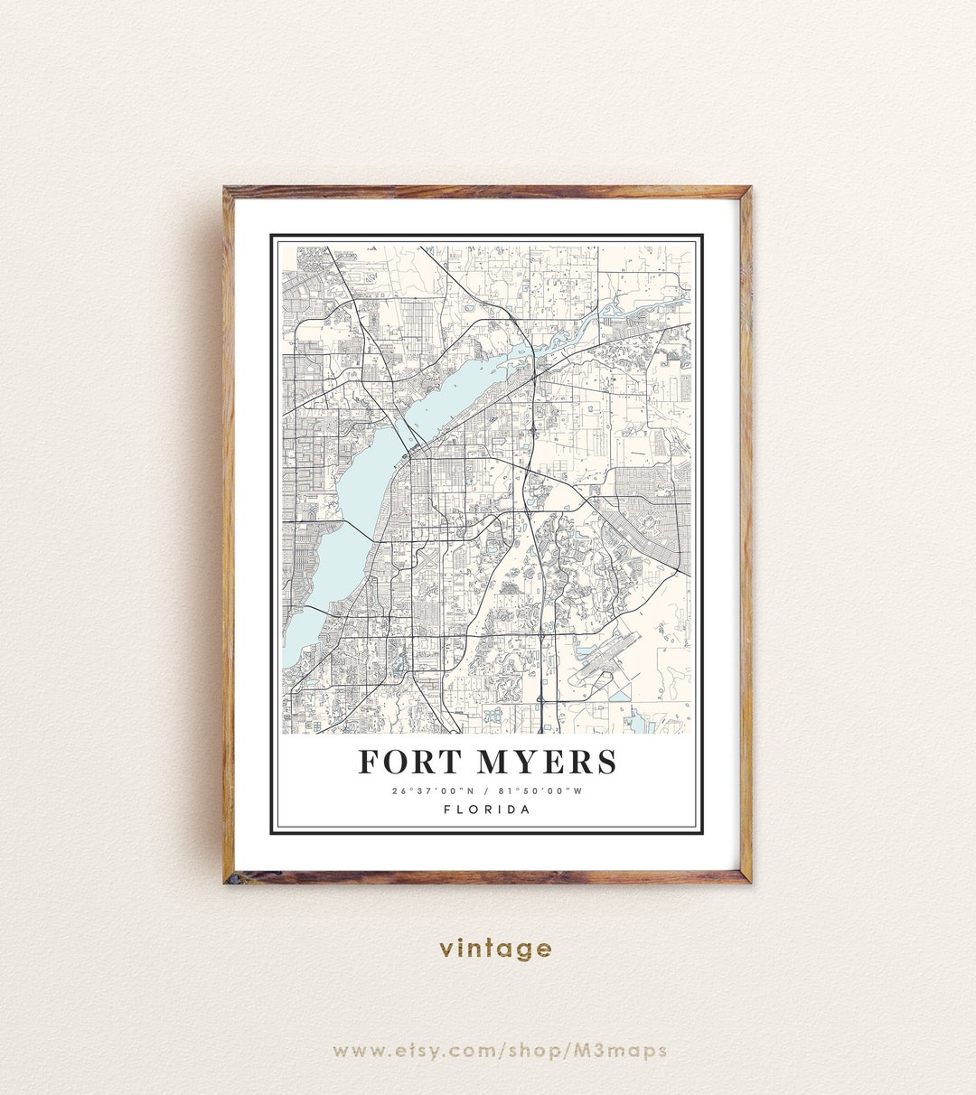 Fort Myers Florida Map, Fort Myers FL Map, Fort Myers City Map, Fort ...