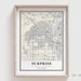 ROGERS AR City Map Poster, Rogers Arkansas Street Map Print ...