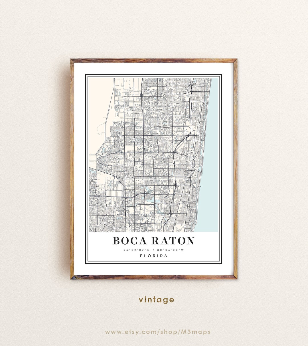 Boca Raton Florida Map, Boca Raton FL Map, Boca Raton City Map, Boca ...