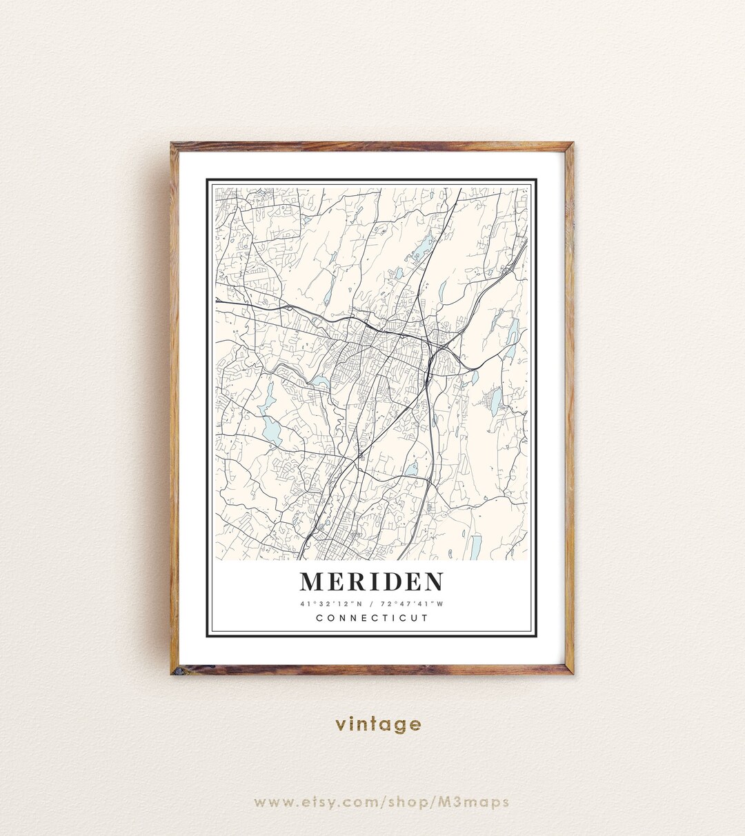 Meriden Connecticut Map, Meriden CT Map, Meriden City Map, Meriden ...