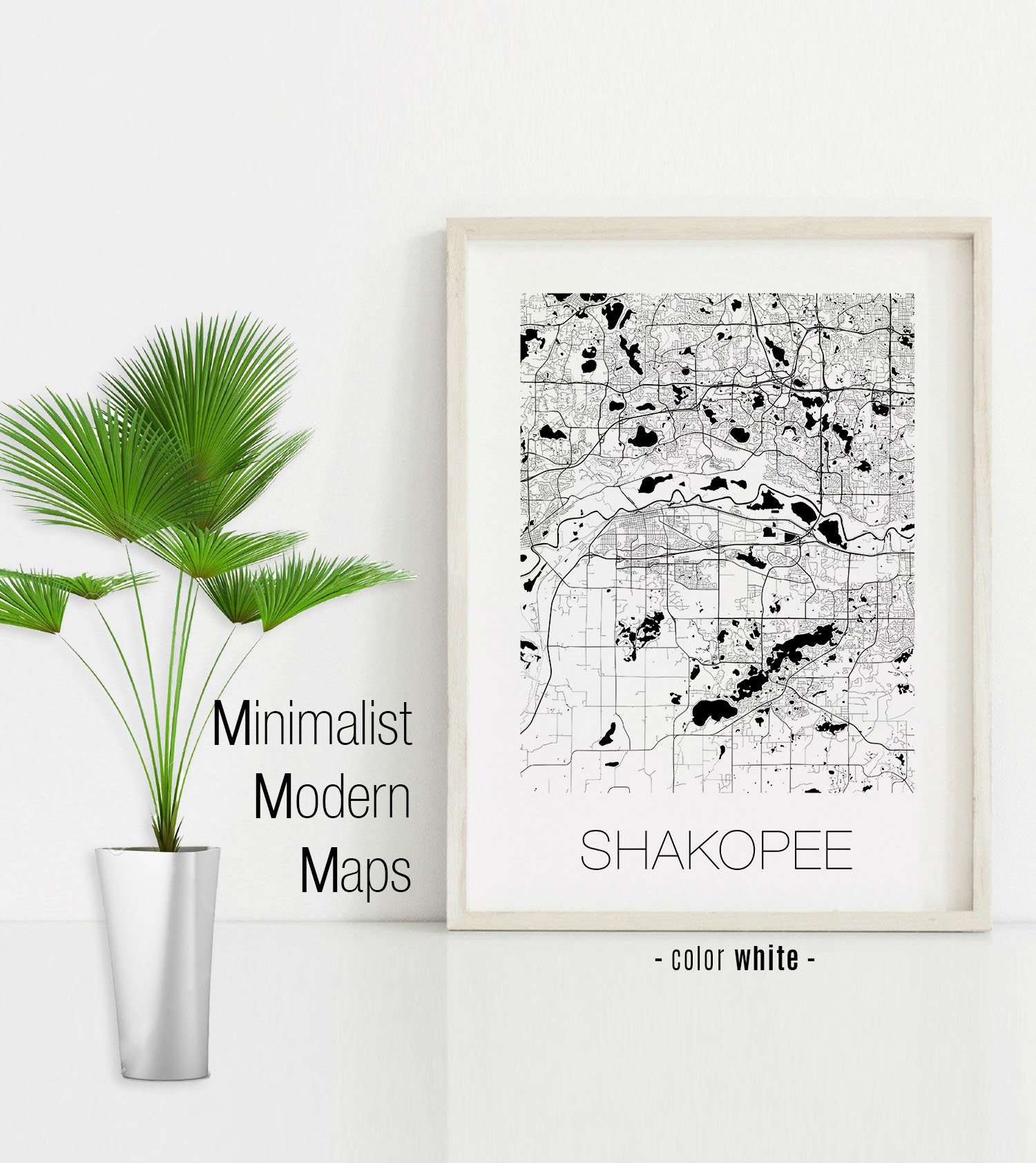 Large Map Of Shakopee