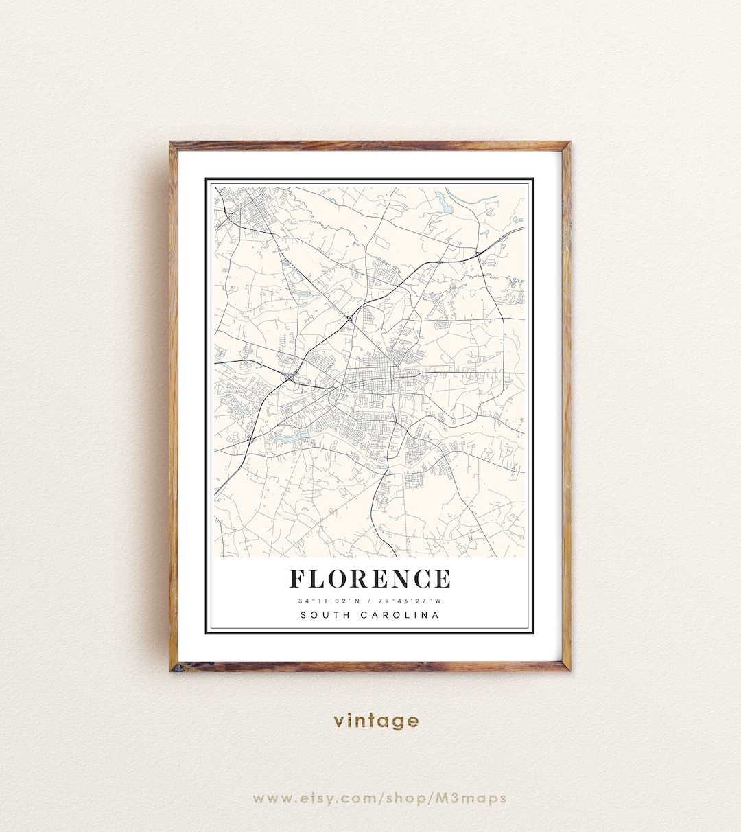 Florence South Carolina Map, Florence SC Map, Florence City Map ...