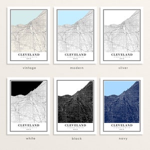 Cleveland Ohio Map, Cleveland OH Map, Cleveland City Map, Cleveland ...