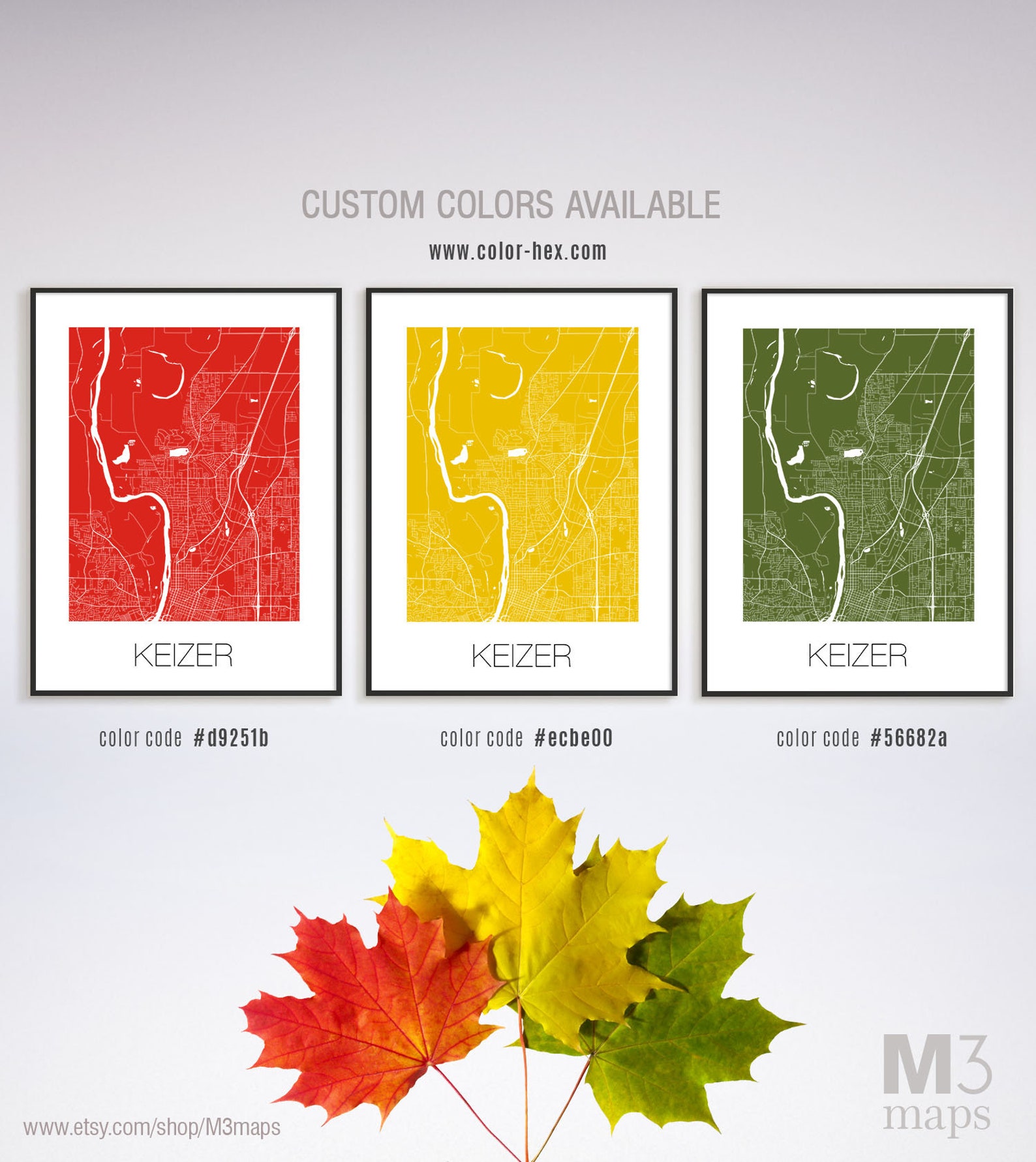 Keizer Oregon Keizer OR Map Keizer Map Keizer Print Keizer - Etsy