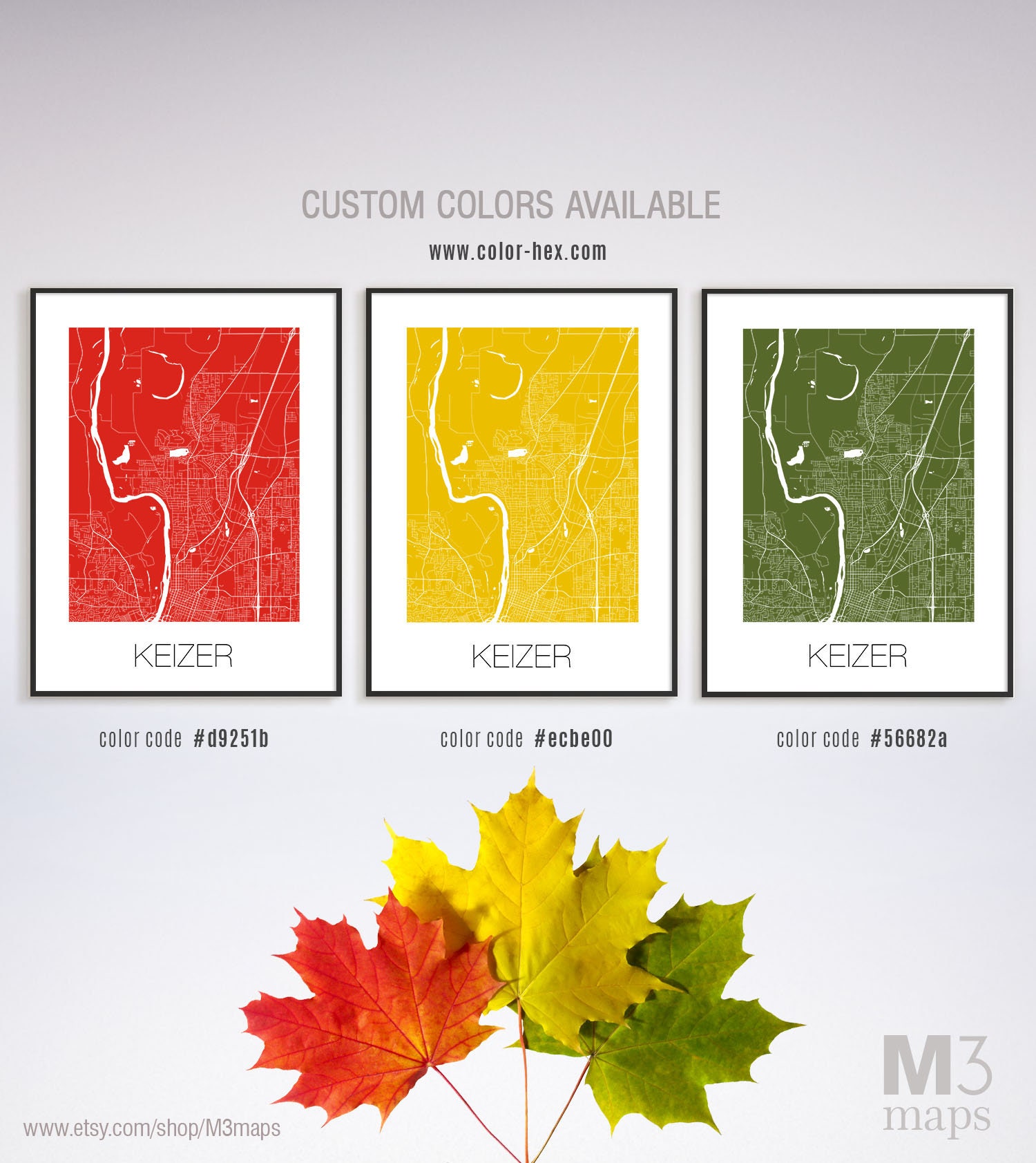 Keizer Oregon Keizer OR Map Keizer Map Keizer Print Keizer - Etsy