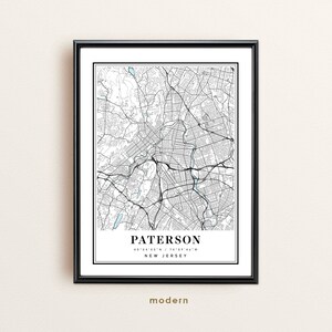 Paterson New Jersey Map, Paterson NJ Map, Paterson City Map, Paterson ...