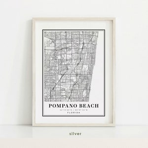 Pompano Beach Florida Map, Pompano Beach FL Map, Pompano Beach City Map ...