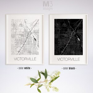 Victorville California Victorville CA Map Victorville Map - Etsy