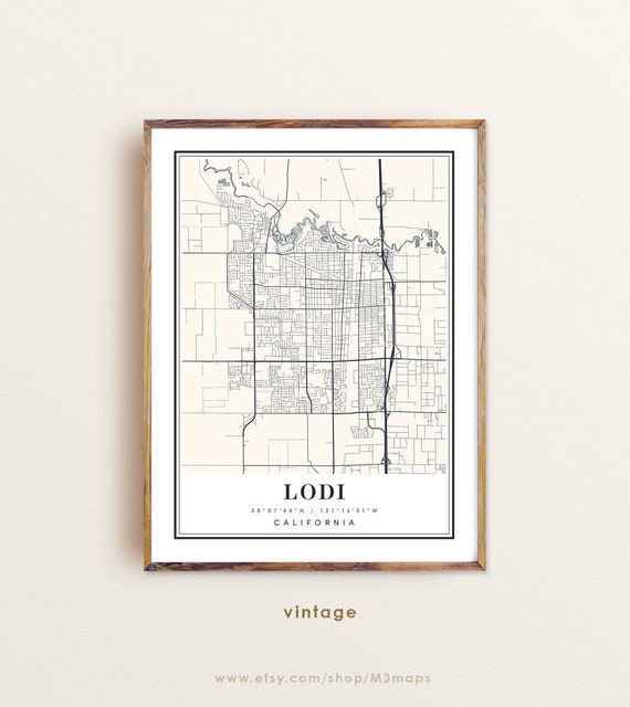 Map Lodi California