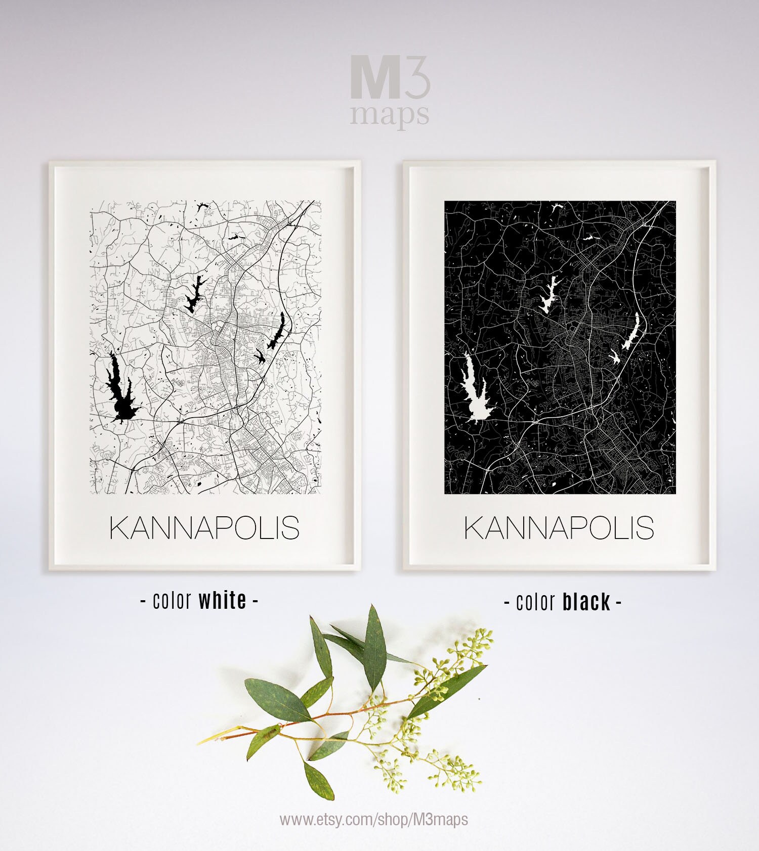 Kannapolis North Carolina Kannapolis NC Map Kannapolis Map - Etsy