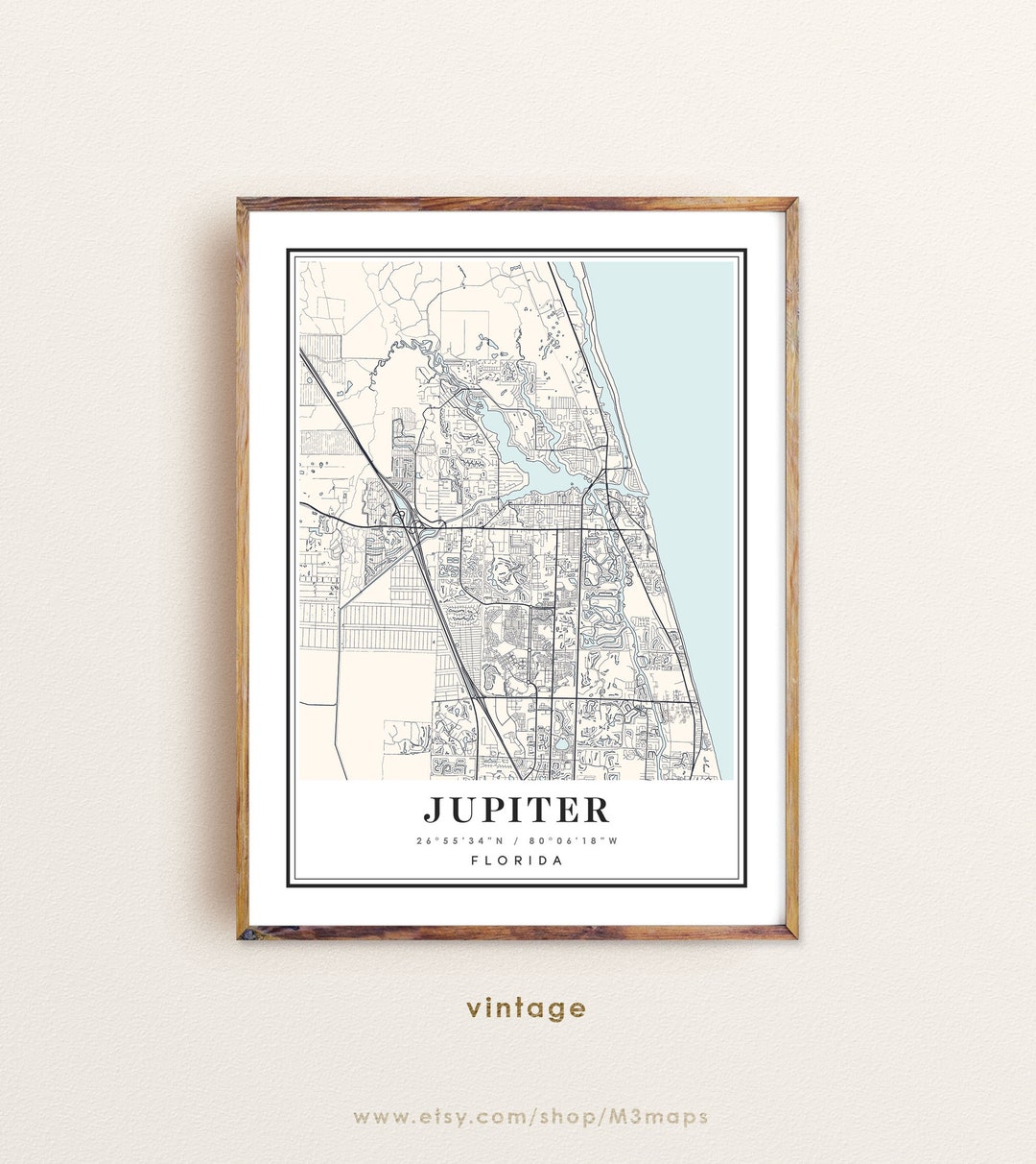 Mapa de Júpiter Florida, Mapa de Júpiter FL, Mapa de la ciudad de ...