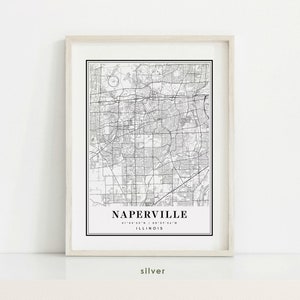 Naperville Illinois Map, Naperville IL Map, Naperville City Map ...