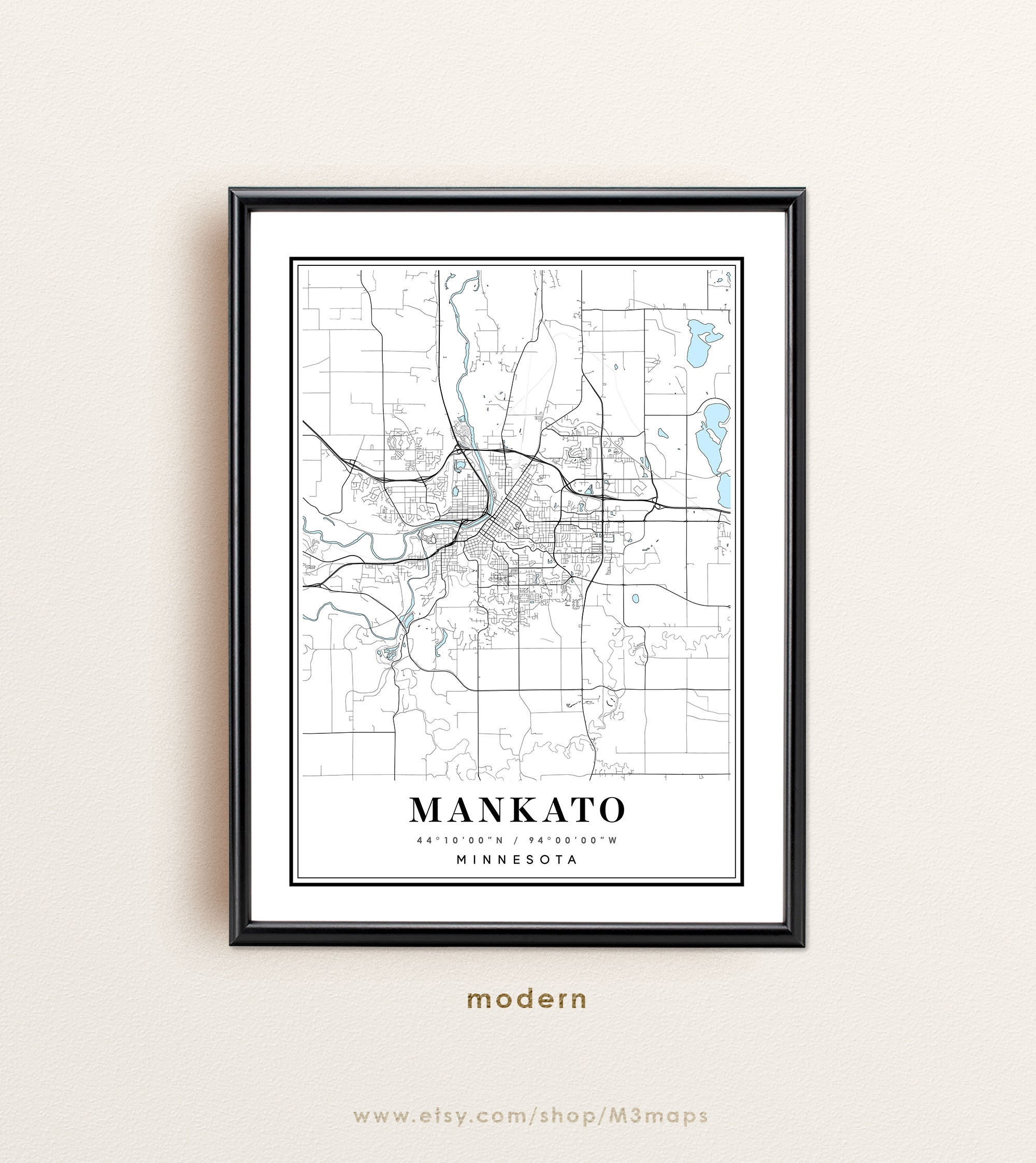 Mankato Mn Map