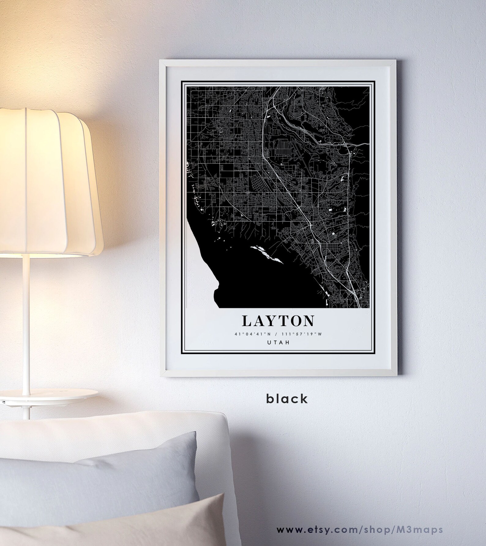 Layton Utah Map Layton UT Map Layton City Map Layton Print | Etsy