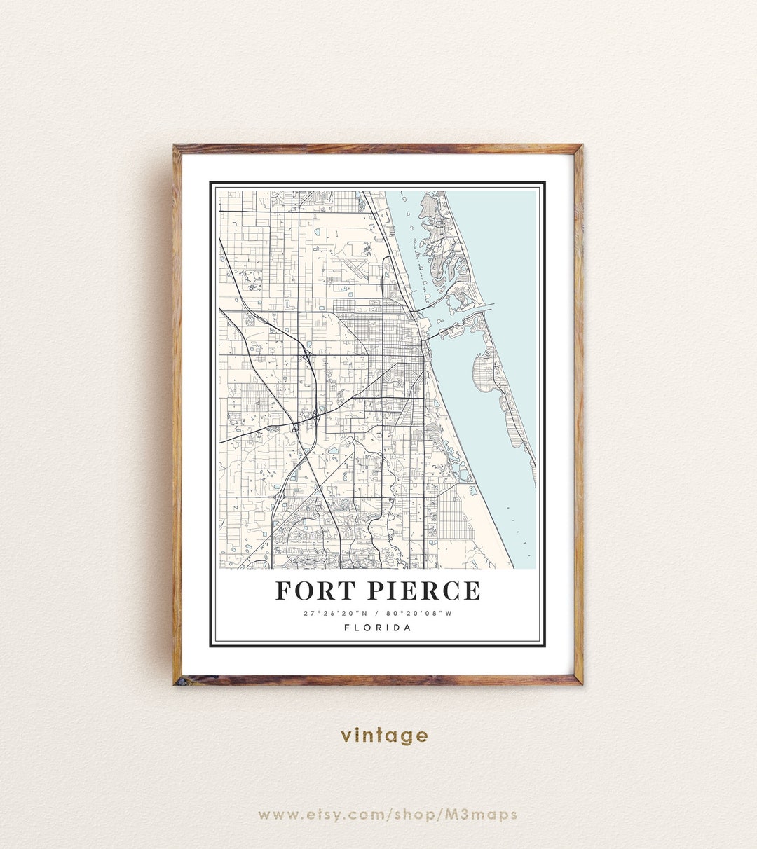 Fort Pierce Florida Map, Fort Pierce FL Map, Fort Pierce City Map, Fort ...