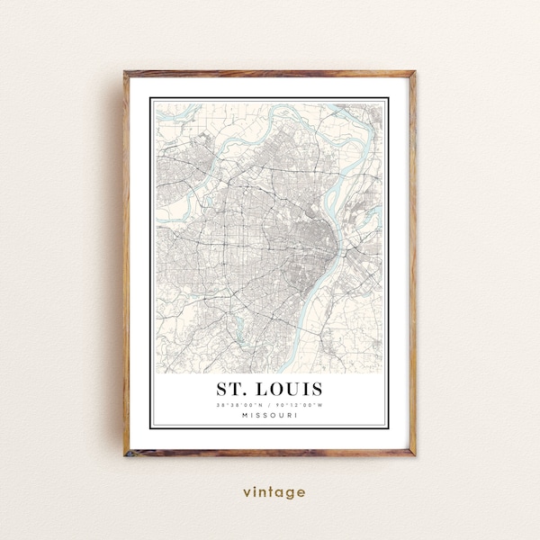 St Louis Poster - Etsy
