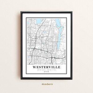 Westerville Ohio Map, Westerville OH Map, Westerville City Map ...