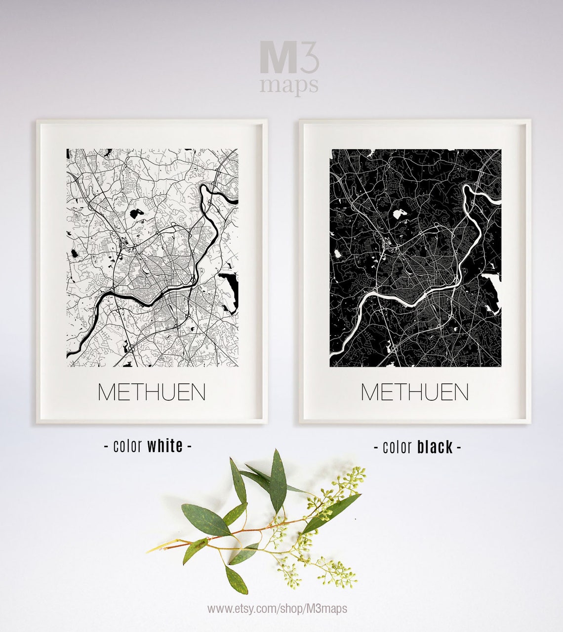 Methuen Massachusetts Methuen MA Map Methuen Map Methuen - Etsy