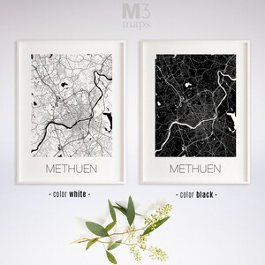 Methuen Massachusetts Methuen MA Map Methuen Map Methuen - Etsy