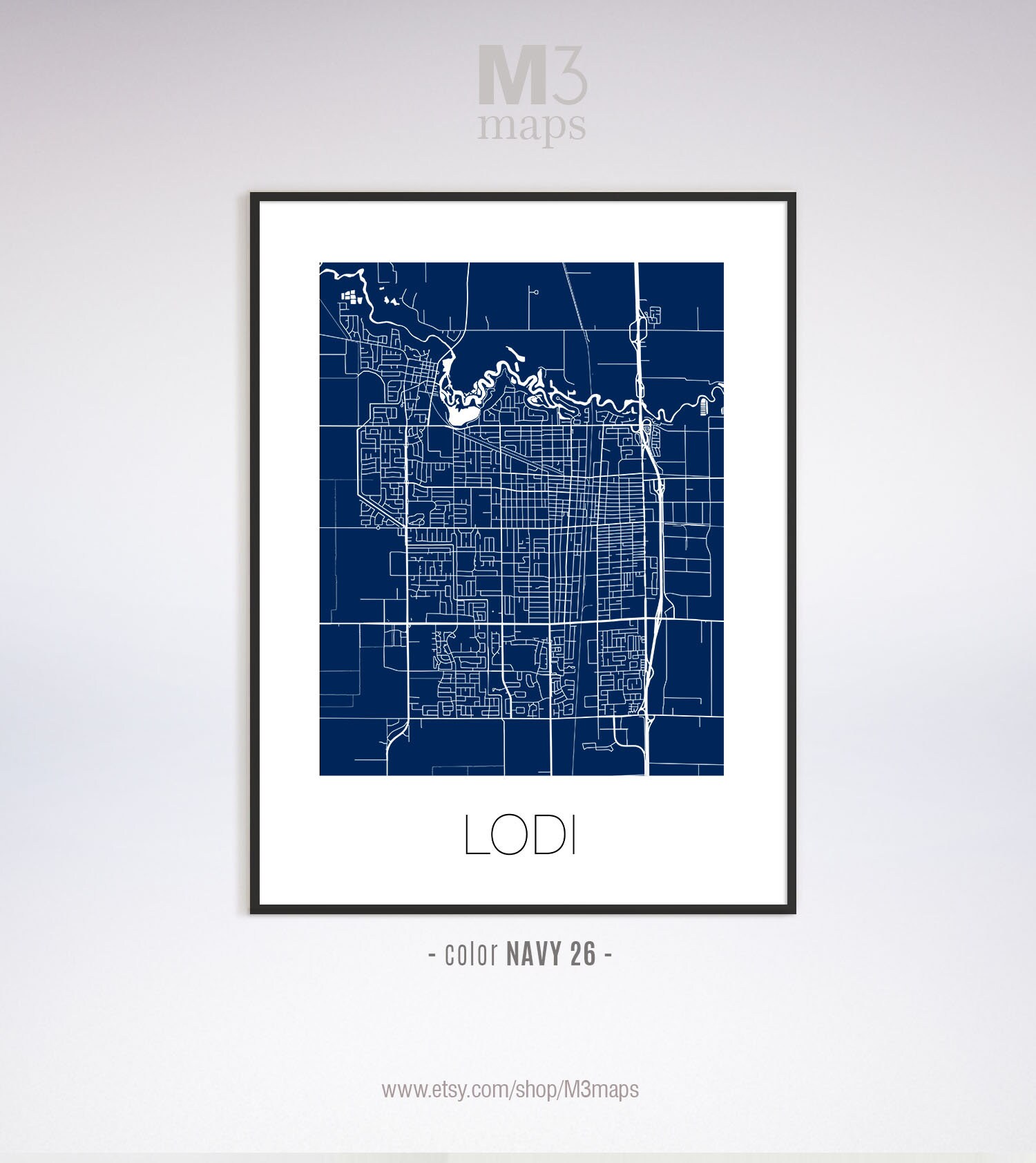 Lodi California Lodi CA Map Lodi Map Lodi Print Lodi - Etsy