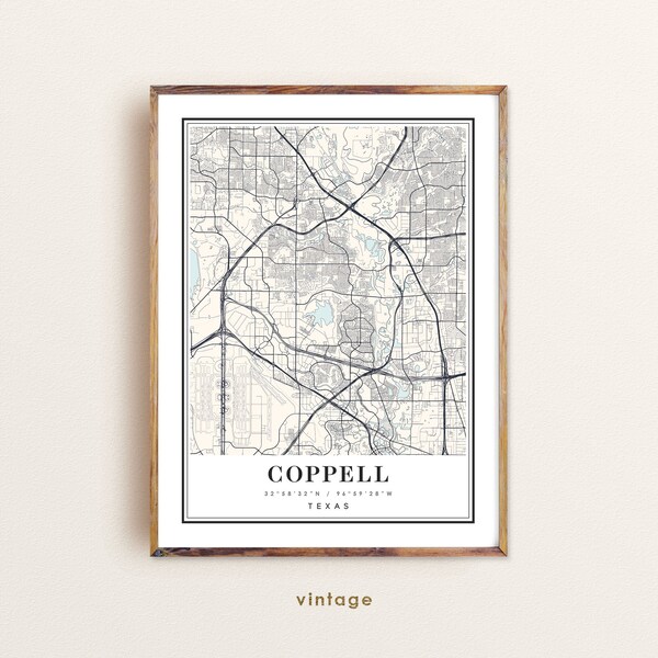 Texas Map Print - Etsy