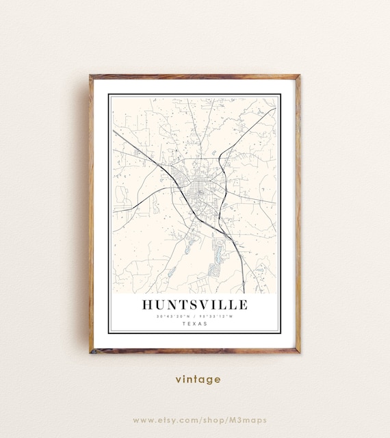 Huntsville Texas Map